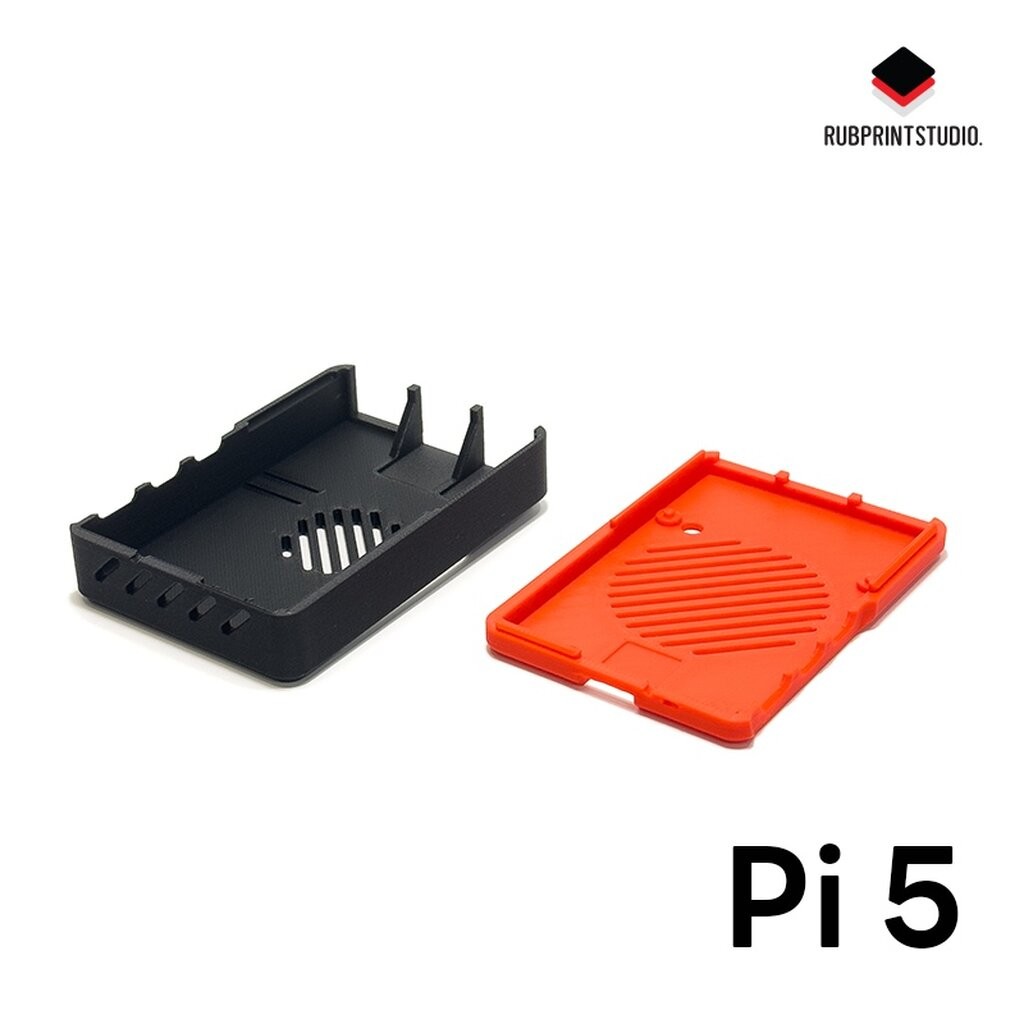 Case Raspberry Pi 5 เคสพลาสติกสำหรับ Raspberry Pi 5 พร้อมช่องระบายความ